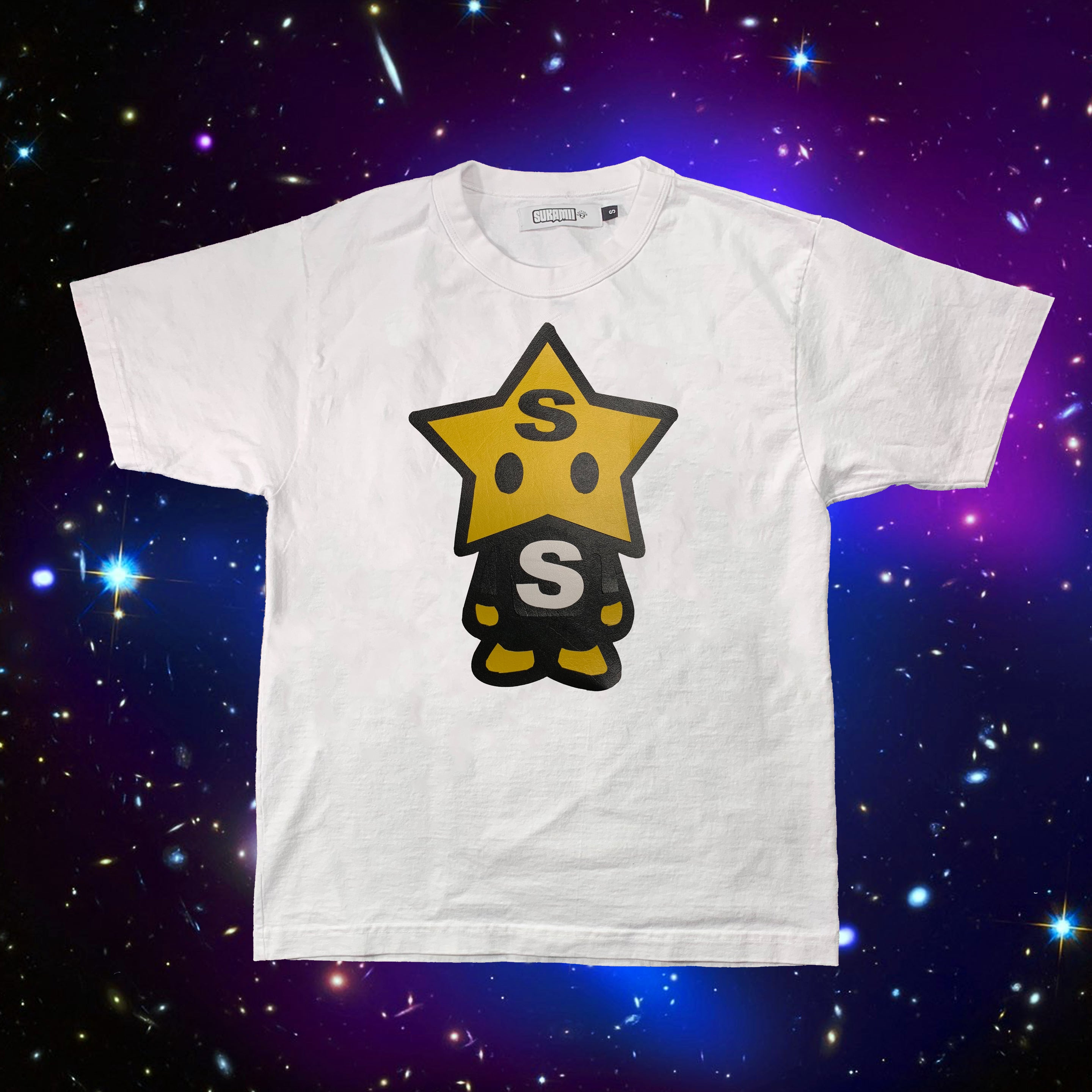 Black Leather Starboy Tshirt – Sukamii